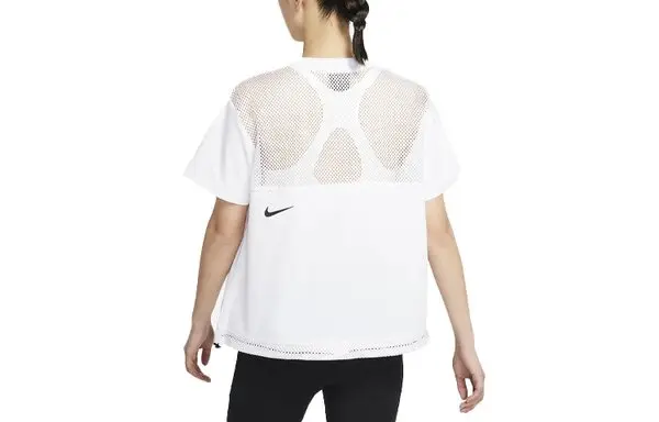 Nike Tech Pack Logo Printing Round-neck Tee - White