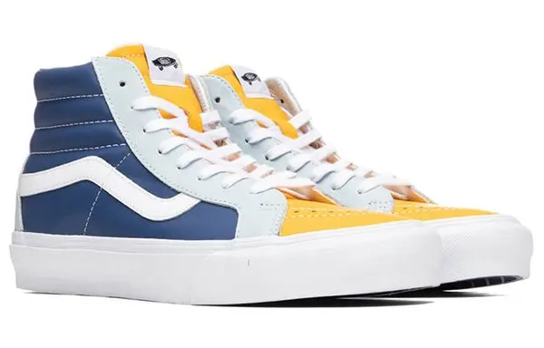 VANS Sk8-hi Reissue Ef Lx High Top Sneakers - Yellow/blue
