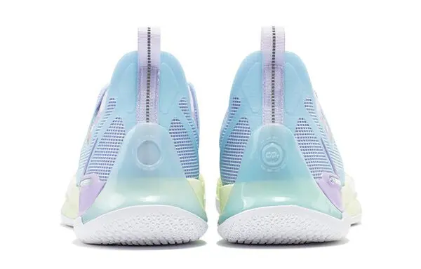 361 DEGREES Burning Force Iso "popping Candy" Sneakers - Light Green/light Blue