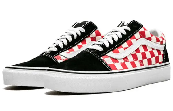 VANS Old Skool Checkerboard Sneakers - Black