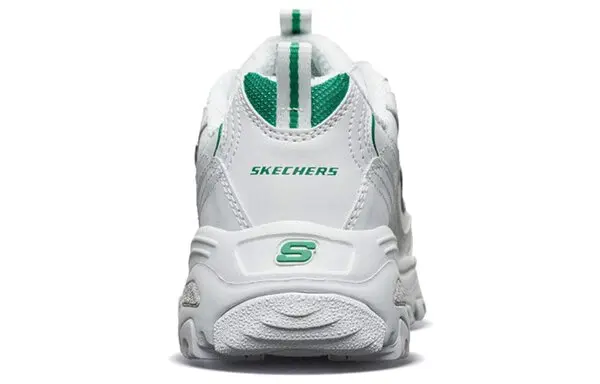 Sketchers Dlites Athletic Sneakers - White/green