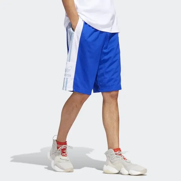 Adidas Originals Mesh Retro Sports Shorts - Blue