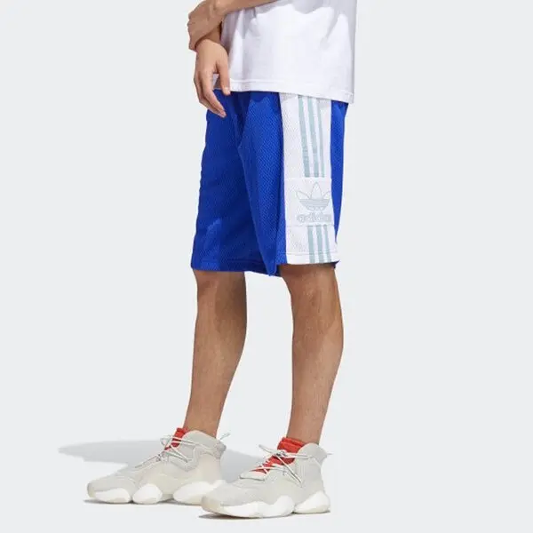 Adidas Originals Mesh Retro Sports Shorts - Blue