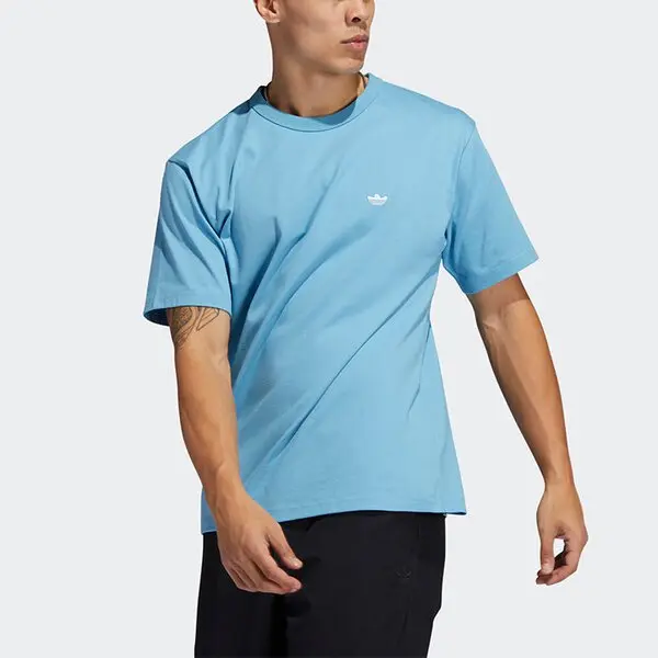 Adidas Originals Heavyweight Shmoofoil Logo Tee - Blue
