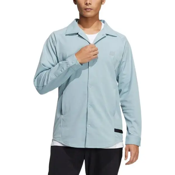 Adidas Solid Color Breathable Long Sleeves Magic Grey Shirt