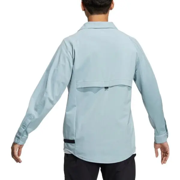 Adidas Solid Color Breathable Long Sleeves Magic Grey Shirt