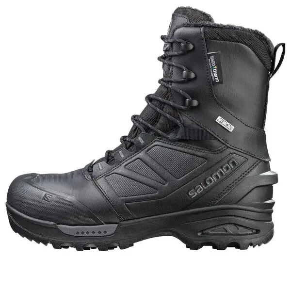 SALOMON Toundra Forces Clima Waterproof High Top Boots - Black