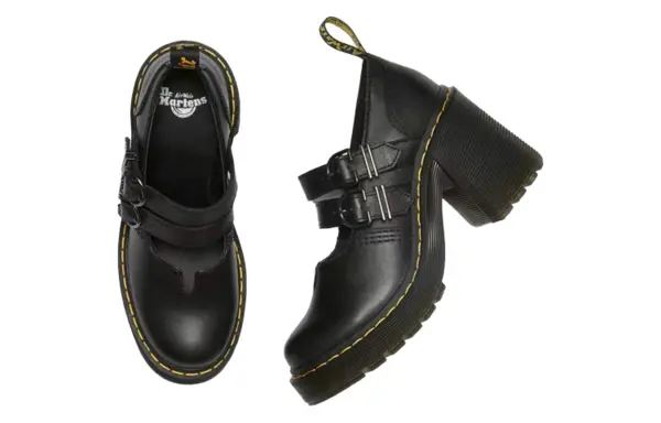 Dr. Martens Eviee Sendal Leather Heeled Shoes