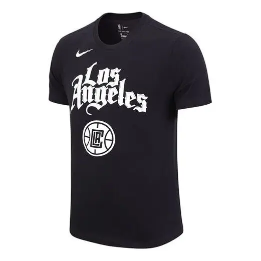 Nike Los Angeles Clippers Basketball Short Sleeve Tee - Black