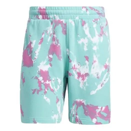 Adidas Originals Tie-dye Sports Shorts - Green