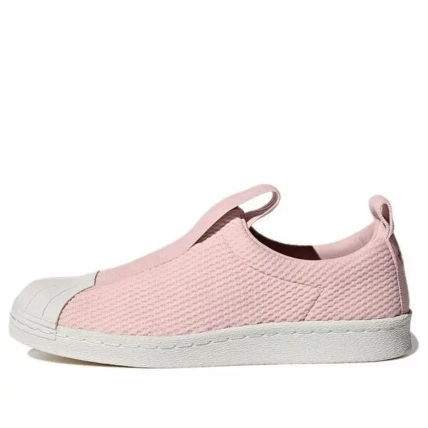 Adidas Superstar Bw3s Slipon W White - Pink