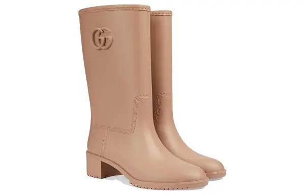 Gucci Double G Rubber Boots