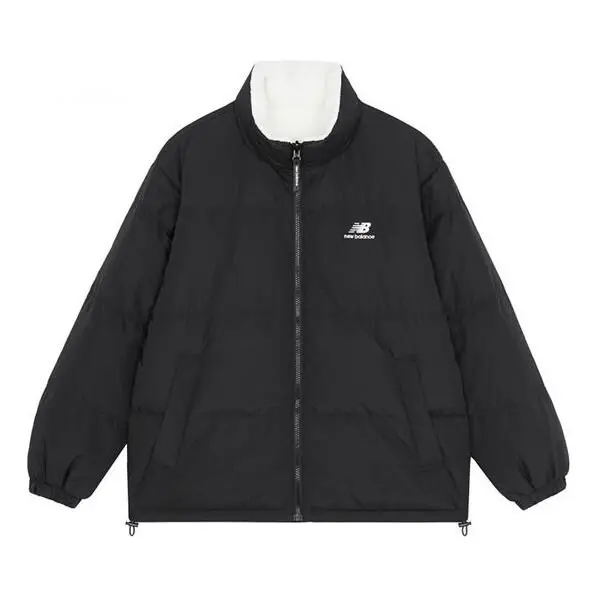 NEW BALANCE Reversible Logo Jacket - Black/white