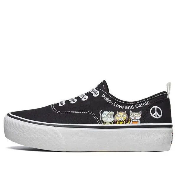 Sketchers Bobs Marley Low-top Canvas Sneakers - Black