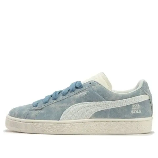 PUMA Suede Basketball Sneakers - Blue/beige