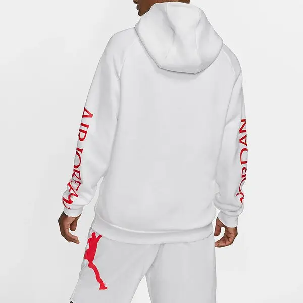 JORDAN Jumpman Classics Logo Fleece Pullover - White