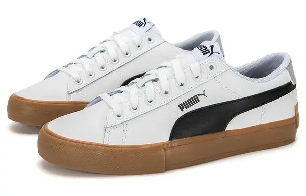 PUMA Bari Casual Sneakers - Cream/brown