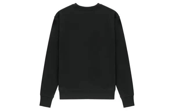 NEW BALANCE Stacked Logo French Terry Crewneck - Black
