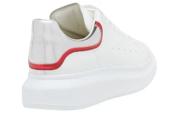 Alexander McQueen Oversized Sneakers - White/silver/red