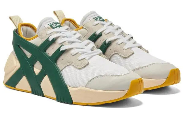Onitsuka Tiger Big Logo Trainer - White/beige/green