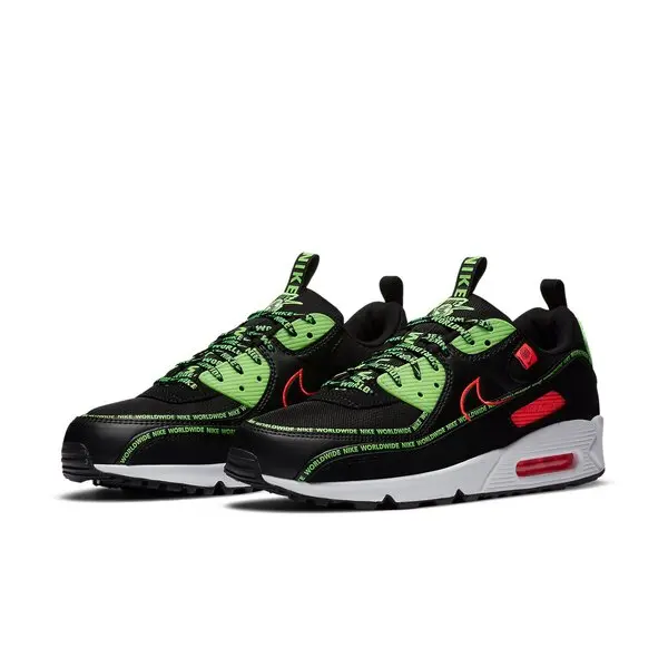 Nike Max 90 Worldwide Low Top Sneakers - Black