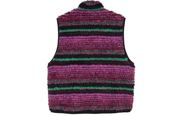 StÜssy Striped Sherpa Vest