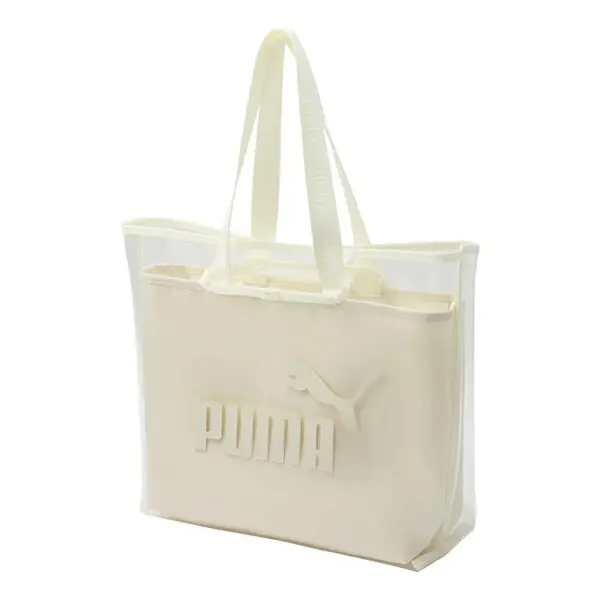PUMA Core Twin Shopper Bag - Beige/white