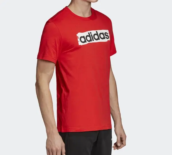 Adidas Alphabet Logo Sports Short Sleeve