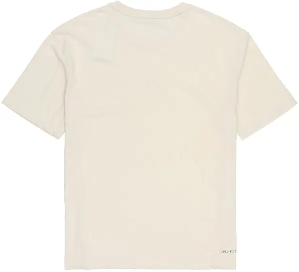 JORDAN Solid Color Round Neck Short Sleeve T-shirt White - Default Color
