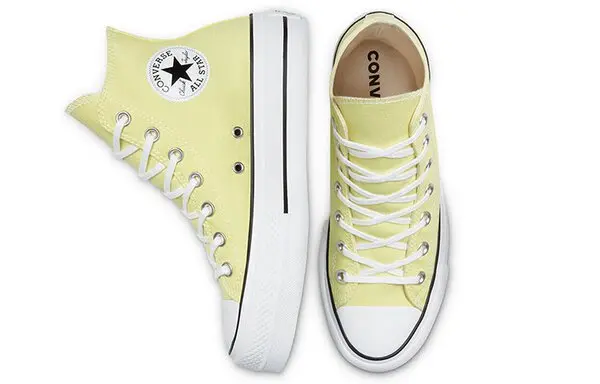CONVERSE Chuck Taylor All Star Platform High Top Sneakers - Yellow