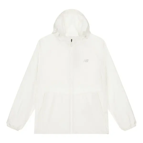 NEW BALANCE Hooded Jacket - White