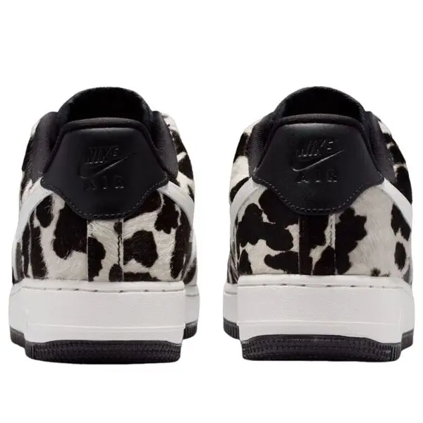Nike Force 1 Low "cow Print" Sneakers - Black/phantom