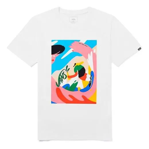VANS Artist Printed Round Neck Tee - White