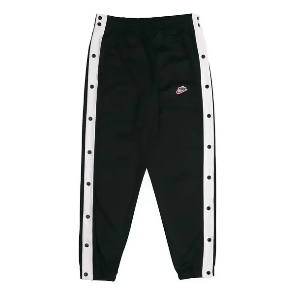 Nike Sports Pants Patchwork Fashion Pants - Black