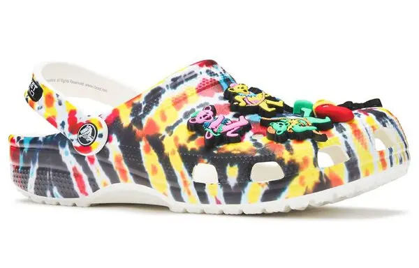 CROCS Grateful Dead X Chinatown Market X Tie-dye Clogs