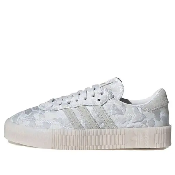 Adidas Sambarose " Camo" Sneaker - White