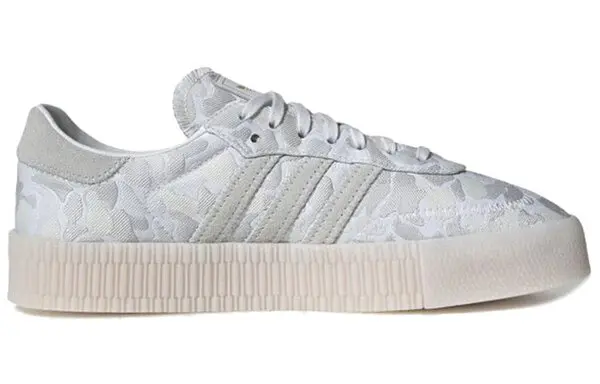 Adidas Sambarose " Camo" Sneaker - White