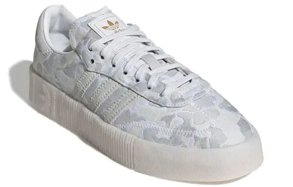 Adidas Sambarose " Camo" Sneaker - White