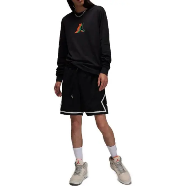 JORDAN Long-sleeve T-shirt 'black