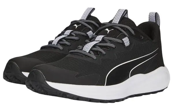 PUMA Twitch Runner Trail Sneakers - Black/white