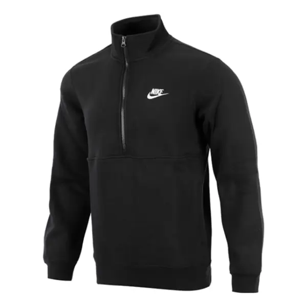 Nike Club Half Zip Top - Black