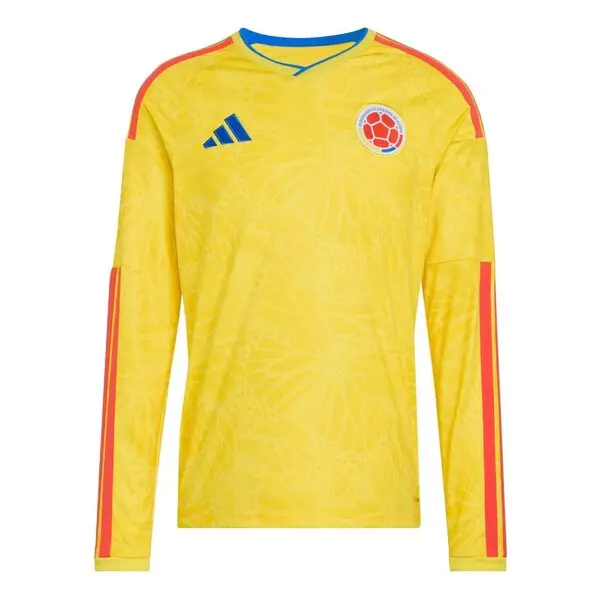 Adidas Colombia 2026 Home Long Sleeve Jersey - Impact Yellow