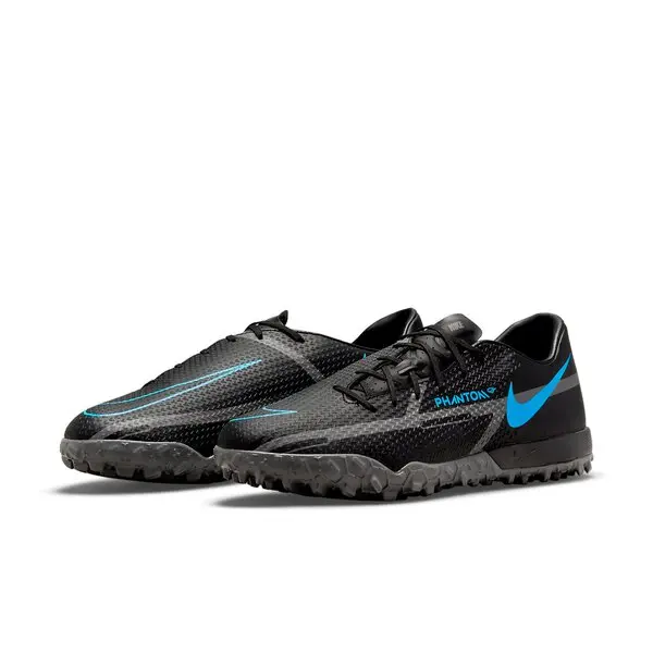 Nike Phantom Gt2 Academy Tf Soccer Cleats - Black/blue