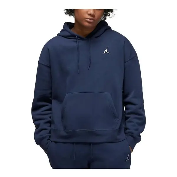 JORDAN Air Logo Fleece Hoodie - Navy