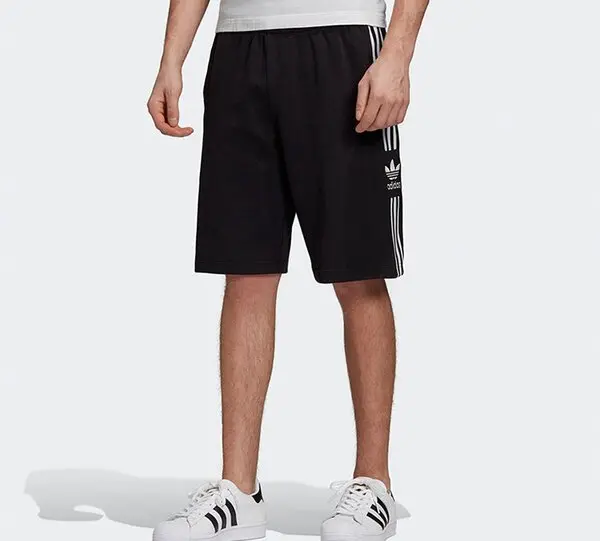 Adidas Originals Lockup Long Short Side Stripe Sports Shorts