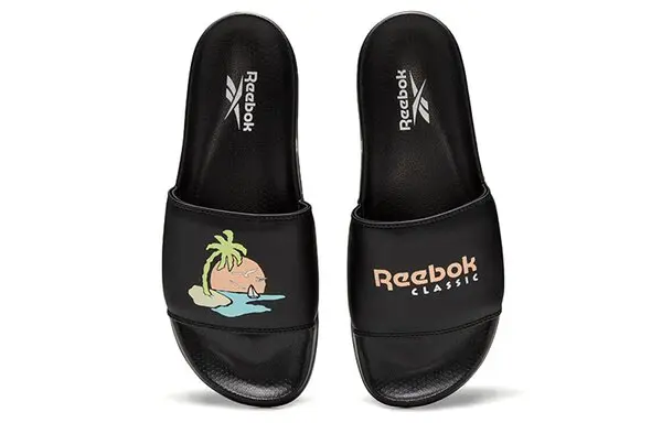 REEBOK Classic Slide Sandals - Black