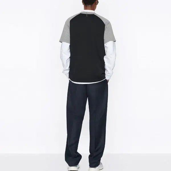 Dior Ss22 Alphabet Pattern Loose Short Sleeve T-shirt