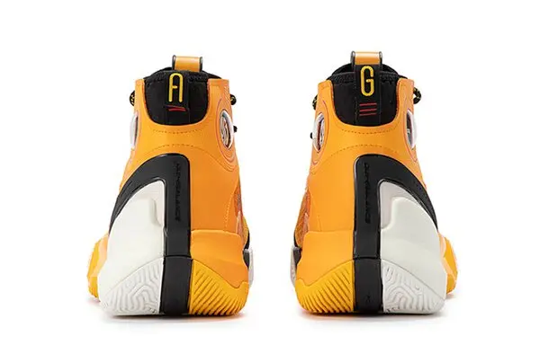 361 DEGREES Ag3 Pro "be Water" High Top Sneakers - White/yellow