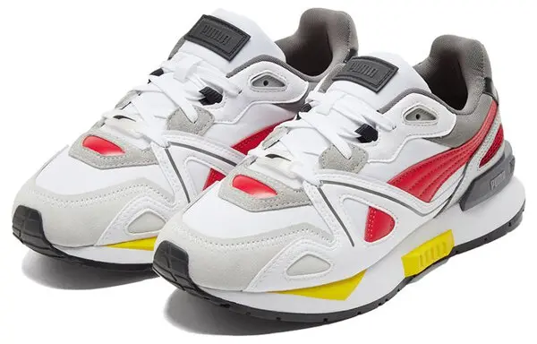 PUMA Scuderia Ferrari X Mirage Mox Low Top Sneakers - White/gray/red