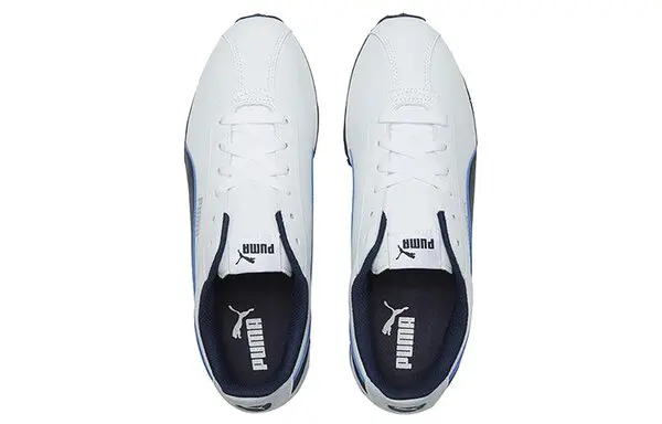 PUMA Turin Low Top Casual Sneakers - White/dark Blue